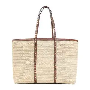 Valentino Garavani Rockstud Mini Tote Handbag - Natuseller