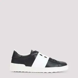 Valentino Garavani Calfskin Open Sneakers - Black