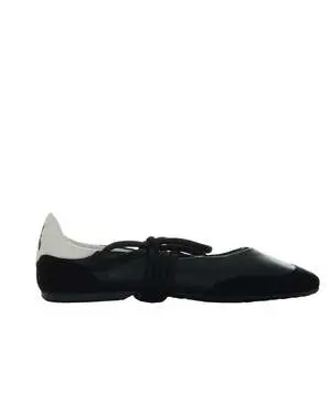 Patrizia Pepe Flat Shoes With Tie Fastening - Nero