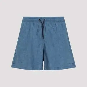 Canali Drawstring Swim Shorts - Blue
