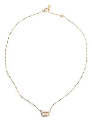 Valentino Garavani VALENTINO GARAVANI Embellished Necklace With Swarovski Crystals Oro