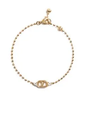 Valentino Garavani Gold-tone Bracelet With Swarovski Crystals - Oro