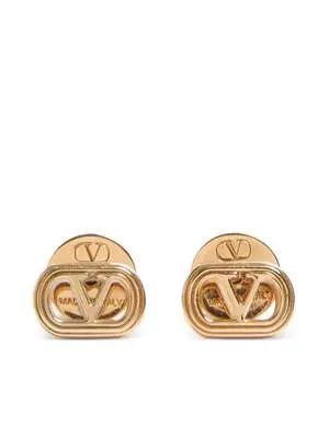 Valentino Garavani Gold-tone Logo Earrings