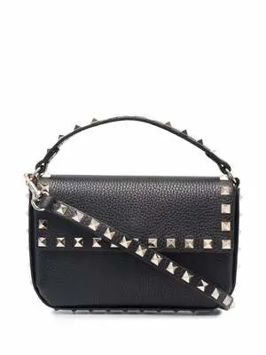 Valentino Garavani Mini Bag With Antique Brass Hardware - Nero