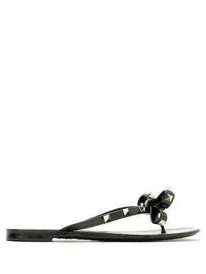 Valentino Garavani Mini Bow Sandals - Nero