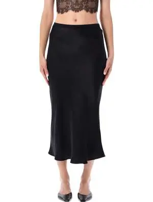ANINE BING High-waisted Midi Skirt