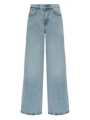 DIESEL® High-waisted Wide-leg Jeans - Blue