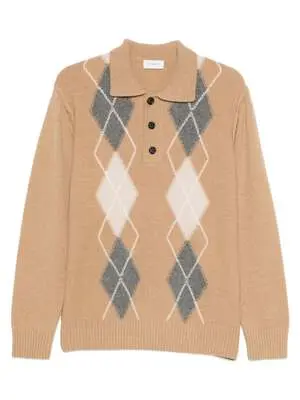PAOLO PECORA MILANO Classic Wool Polo Shirt For - Multicolour
