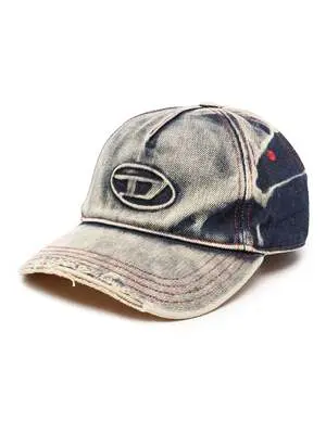 DIESEL® Baseball Cap With Embossed Logo - Blu