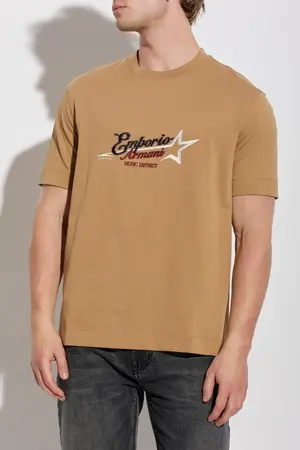 Emporio Armani T-shirt With Embroidered Logo