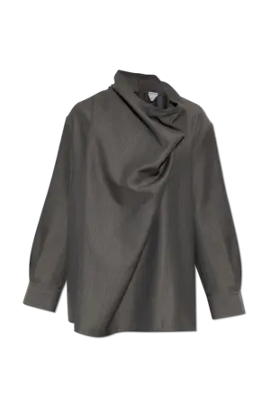Bottega Veneta Wool Top With Ruching