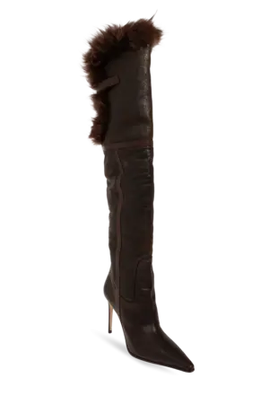 Dsquared2 Heeled Boots With Fur