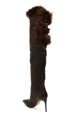 Dsquared2 Heeled Boots With Fur
