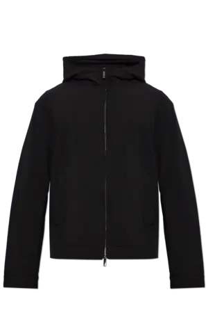 Emporio Armani Hooded Jacket - Black