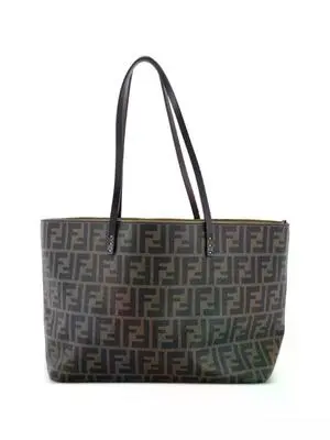 Fendi Zucca Coated Canvas Medium Tote Bag - Brown
