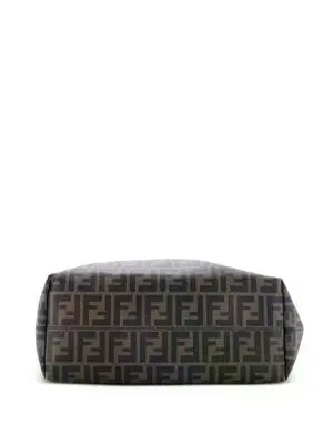 Fendi Roll Zucca Coated Canvas Medium Tote Bag