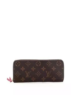 LOUIS VUITTON Clemence Wallet Monogram Canvas Small Wallets