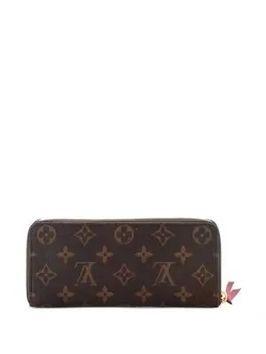 LOUIS VUITTON Clemence Wallet Monogram Canvas Small Wallets - Brown