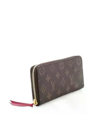 LOUIS VUITTON Clemence Wallet Monogram Canvas Small Wallets