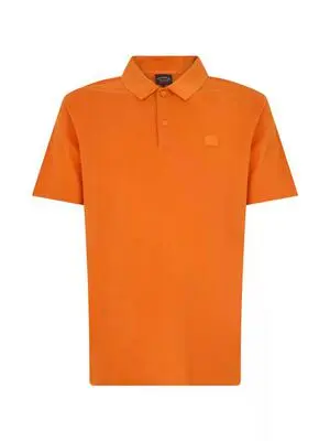 Paul & Shark Logo-patch Short-sleeve Polo Shirt - Orange