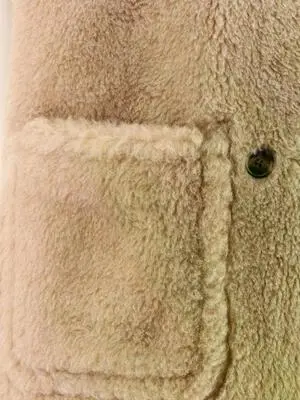 Max Mara Double-breasted Teddy Jacket