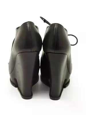 Saint Laurent Hortense Leather Ankle Boots