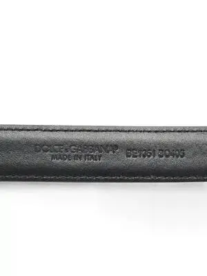 Dolce & Gabbana Leather Pin-buckle Belt