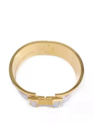 Hermès Dans Les Nuages Clic-clac H Enamel Bracelet
