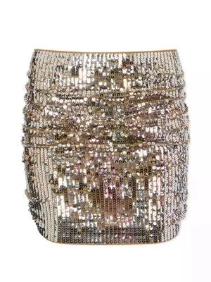 Dsquared2 All-over Sequined Stretch Jersey Mini Skirt