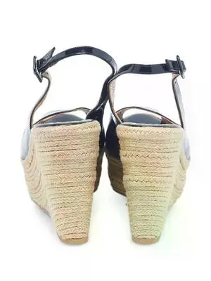 Valentino Garavani Patent Leather Espadrille Sandals