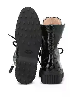 TOD'S Studded Combat Boots