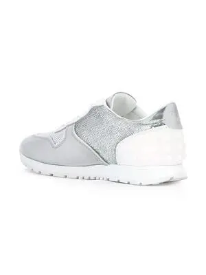 TOD'S Metallic Lace-up Sneakers