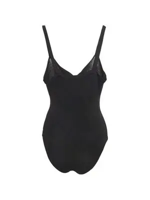 Sandro Ribbed-knit Cut-out Bodysuit