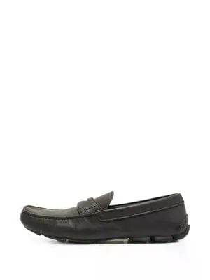 Prada Penny Leather Loafers