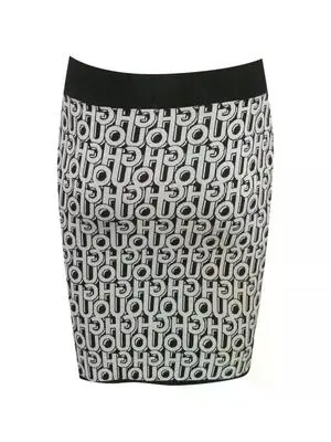 BOSS Logo Intarsia Mini Skirt
