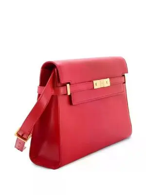 Saint Laurent Manhattan Medium Shoulder Bag - Red