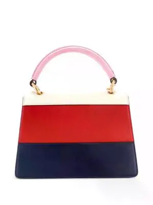 Gucci Queen Margaret Leather Small Satchel - Multicolour