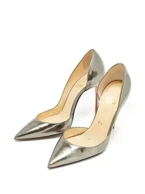 CHRISTIAN LOUBOUTIN Iriza D'orsay Pumps - Silver