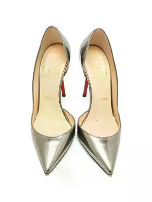 CHRISTIAN LOUBOUTIN Iriza D'orsay Pumps - Silver