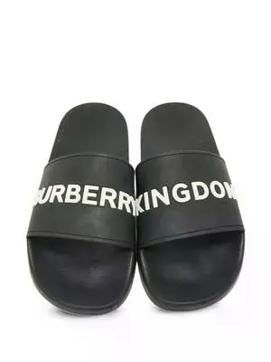 Burberry Embossed Logo Slides