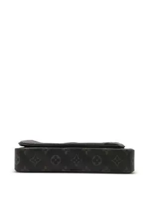 LOUIS VUITTON Trio Messenger Monogram Eclipse Shoulder Bag - Black
