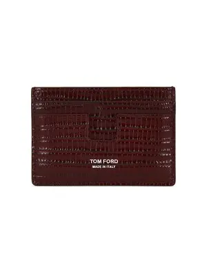 TOM FORD Printed Tejus T Line Classic Card Holder