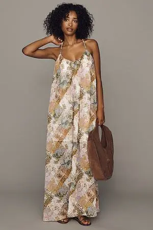 Avec Les Filles Paisley Maxi Dress - Multi