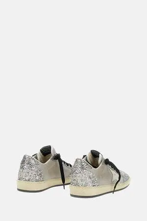 GOLDEN GOOSE Ball Star Suede Glitter Sneakers