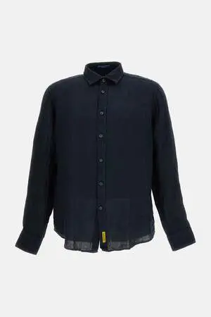 B.D.BAGGIES Camicia In Lino - Blu