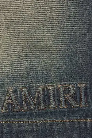 Amiri Drawstring Denim Shorts - Sandstone