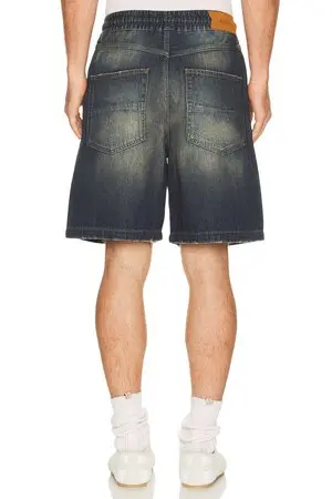 Amiri Drawstring Denim Shorts
