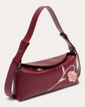 Erdem East West Bloom Leather Handbag