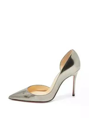 CHRISTIAN LOUBOUTIN Iriza D'orsay Pumps - Silver