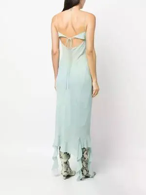 Acne Studios Asymmetric Ruffled Midi Dress